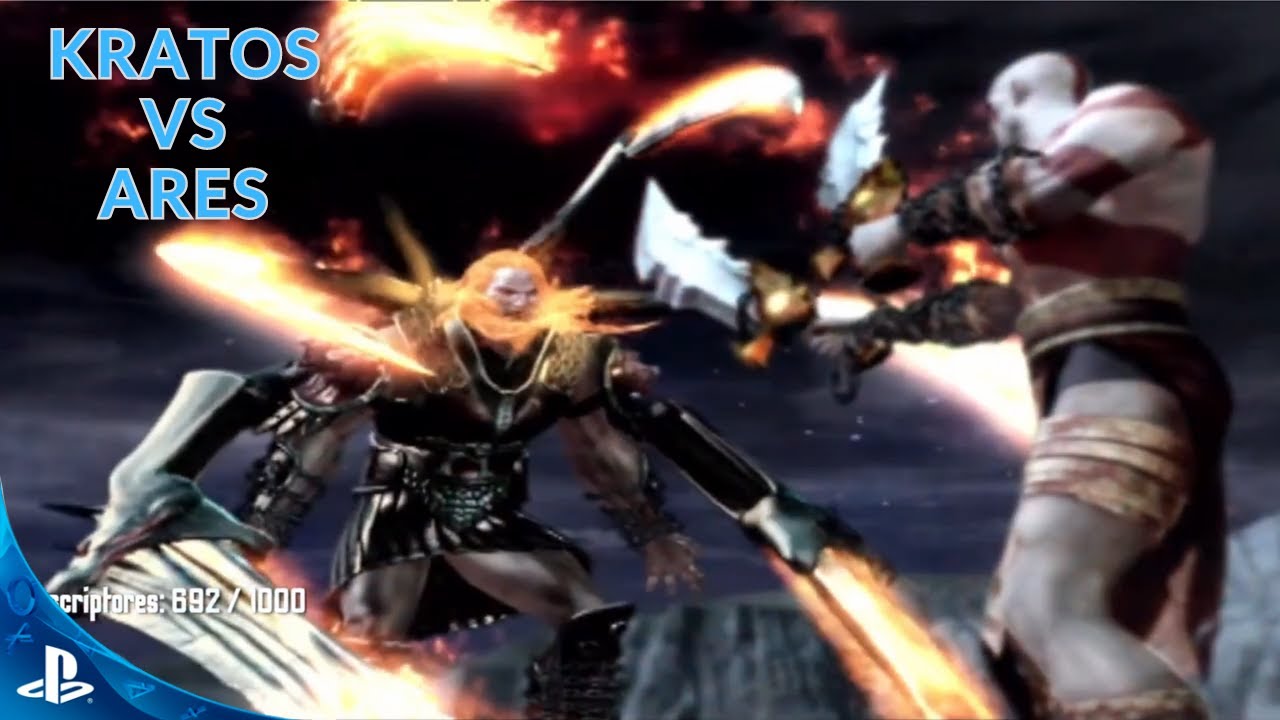 God of war 1 Kratos vs Ares Final Boss Fight Very Hard 1080p - YouTube