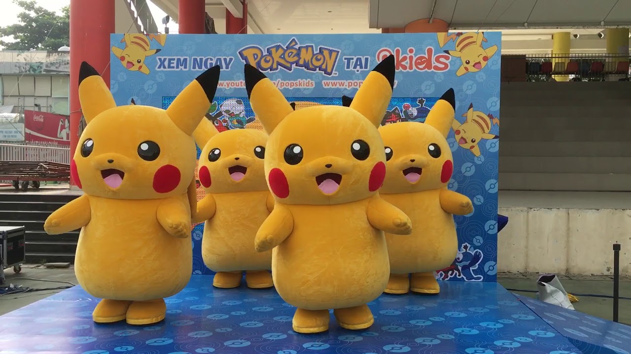 Pikachu mascot dance - Pokemon - YouTube