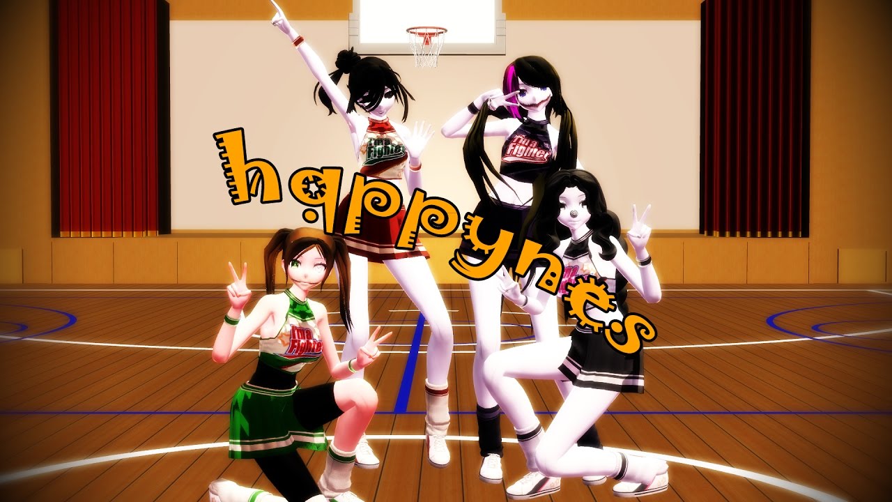 【MMD】 Happiness ~ ClockWork, Laughing Jill, Jane and Nina the Killer ...