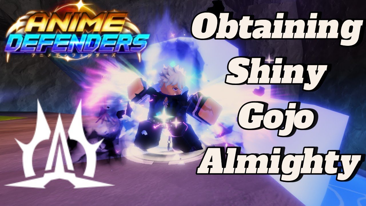 Obtaining SHINY GOJO ALMIGHTY in Anime Defenders (OP) - YouTube