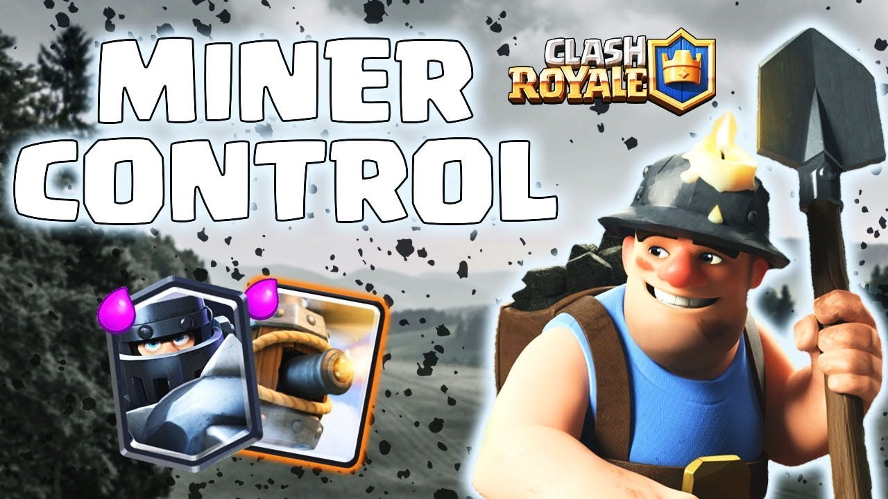 MAZO DE MINER CONTROL CON MEGACABALLERO !! - Clash Royale [CYR BROTHERS ...