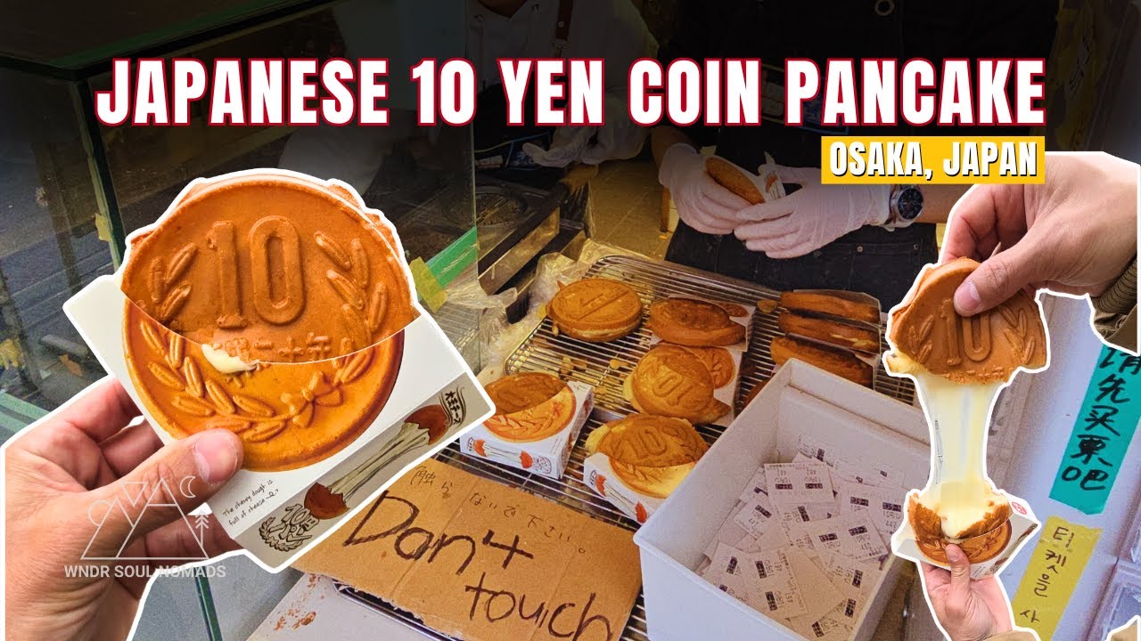 FAMOUS Japanese 10 Yen Coin Pancake Ju en Tamagoyaki Dotonbori famous-japanese-10-yen-coin-pancake-ju-en-tamagoyaki-dotonbori