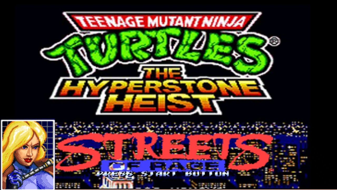 Streets of Rage Remake T.M.Ninja Turtles The Hyperstone Heist Mod - YouTube