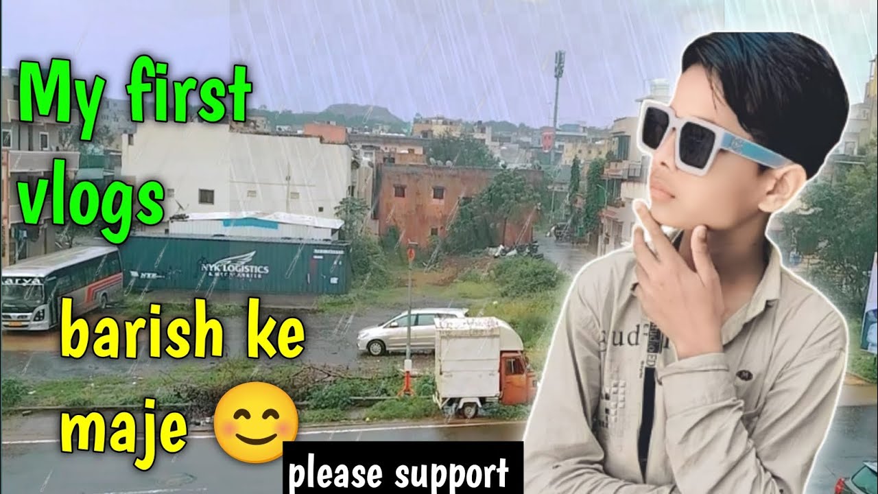 My first vlogs viral 🥺 barish ke maje lo barish vlogs today on S ...