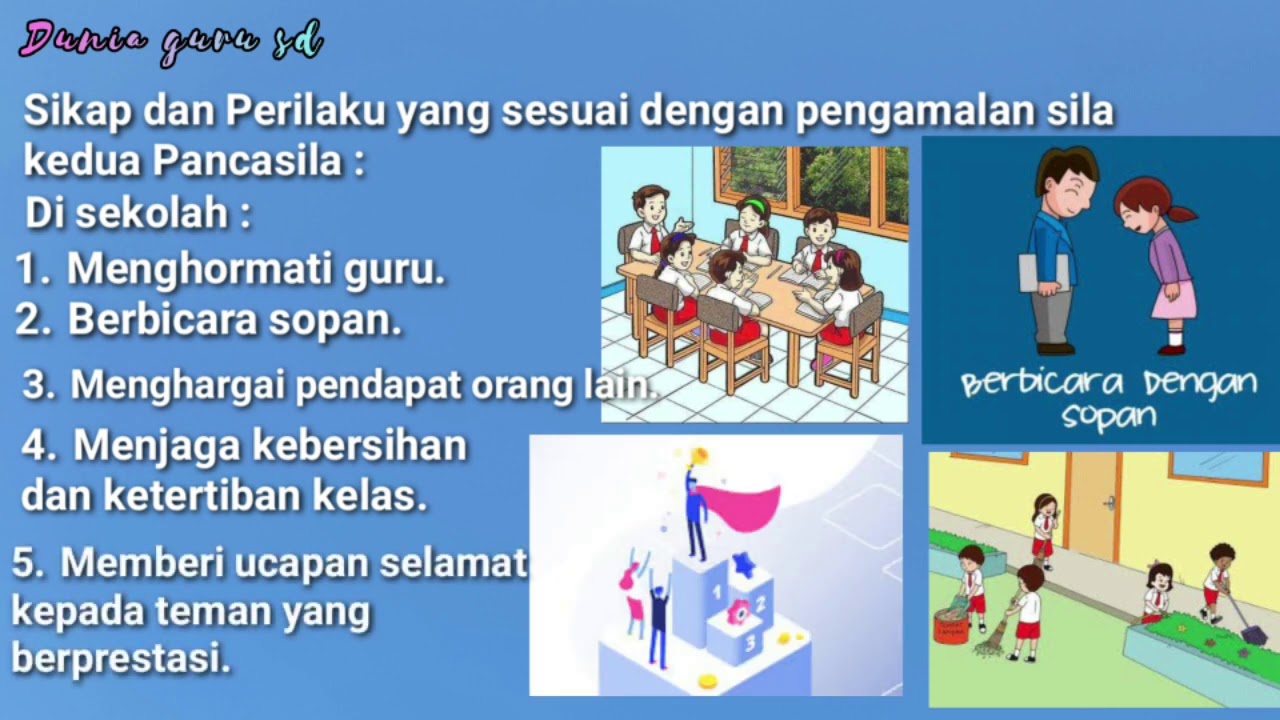 Makna Simbol Sila Kedua dan Makna Bunyi Sila Kedua Pancasila - YouTube
