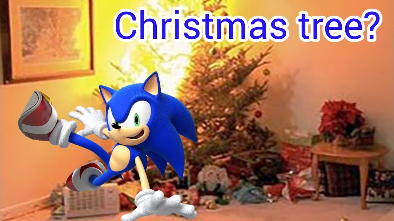 sonic's christmas tree disaster - YouTube