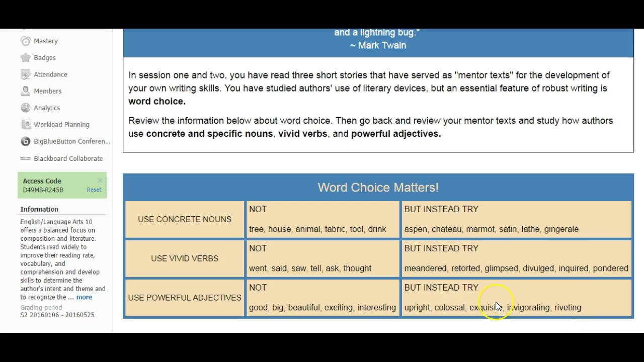 English 10 Unit 8 Session 2 - YouTube