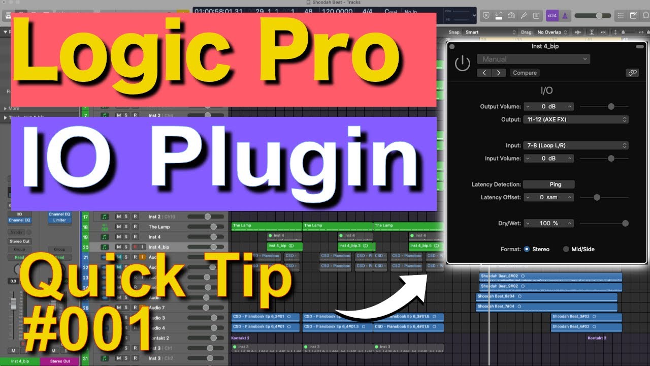 Logic Pro IO Plugin | How to Use External Effects in Logic Pro | Quick ...