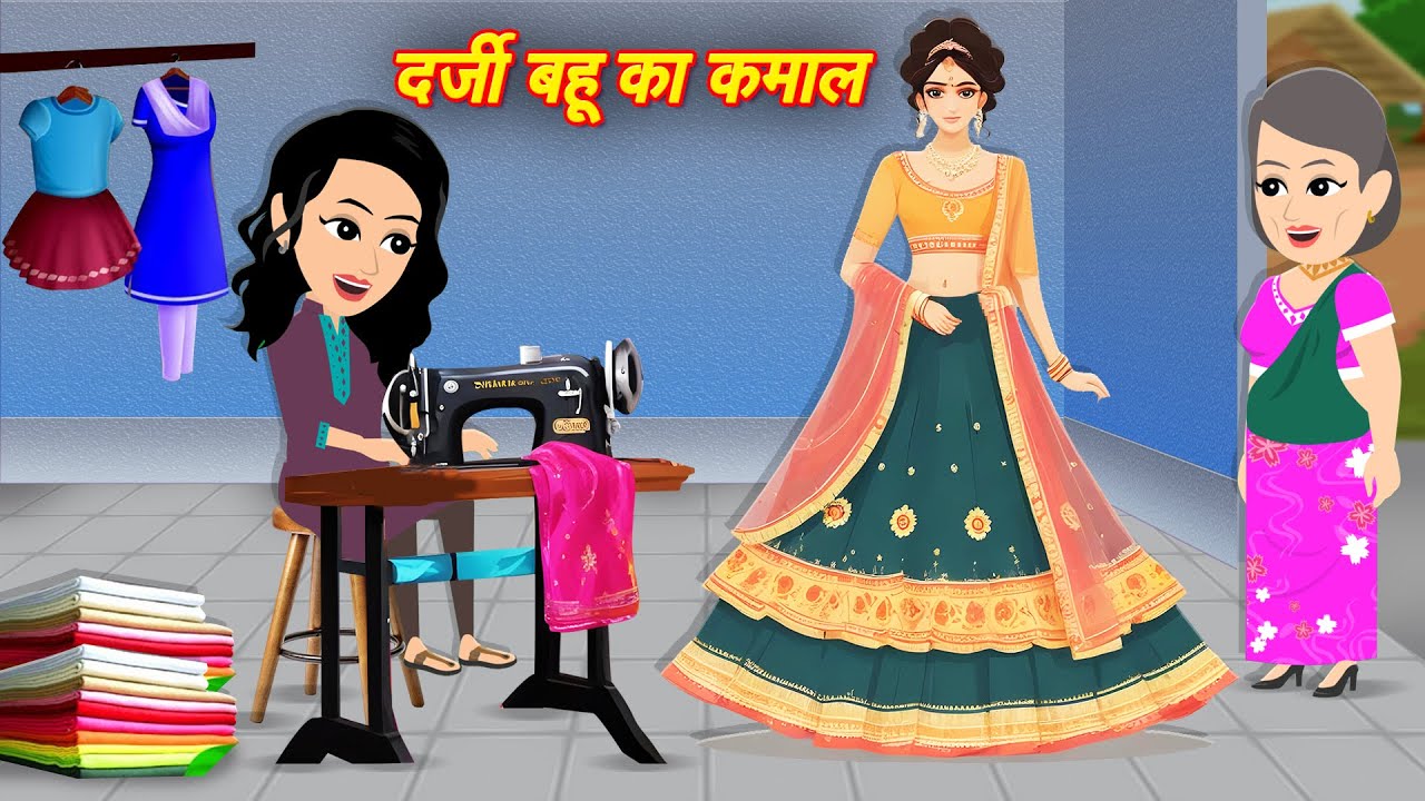 Sas Bahu Kahaniya दरजी बहु Saas Bahu | Sas Bahu Cartoon | Hindi ...