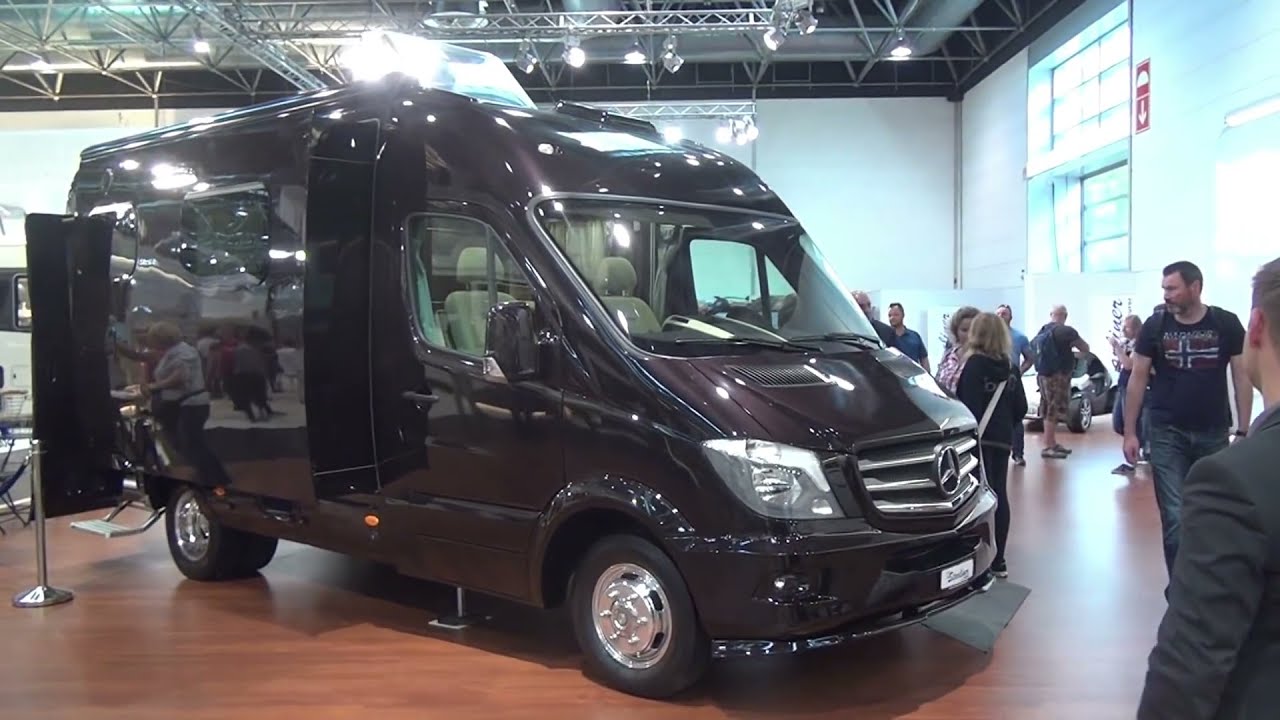 Custom small Mercedes motorhome with slide out - YouTube
