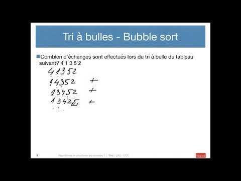 Tri à Bulles exercices - YouTube