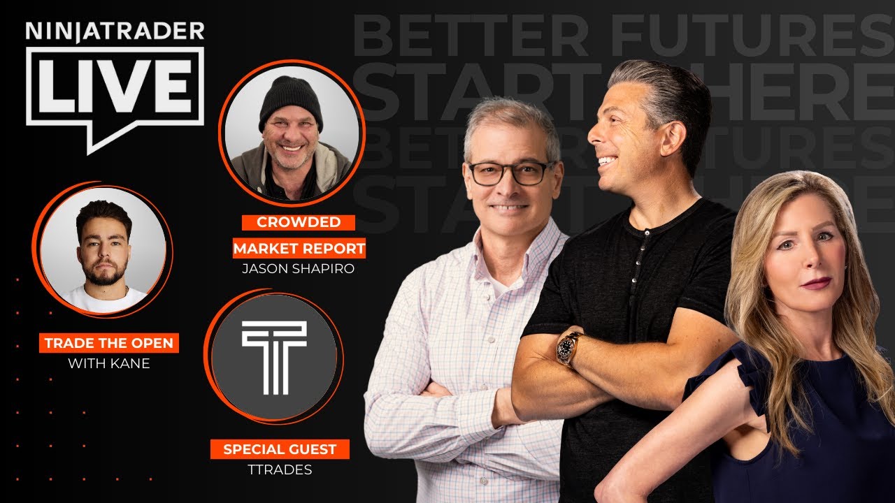 NinjaTrader Live | Futures Trading with TTrades, Richard Field, Dan ...