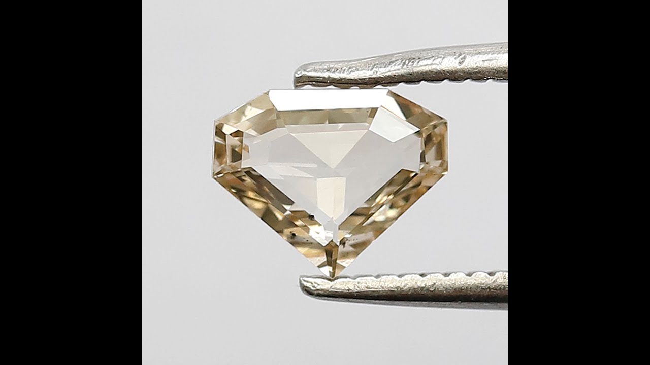 0.42 CT Translucent Brown Color Diamond - YouTube