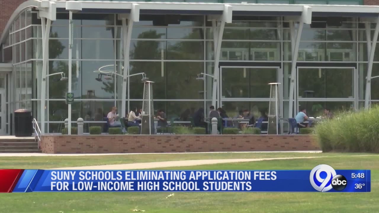SUNY schools eliminating application fees for low-income high school ...