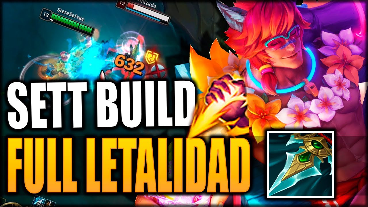 😱¡¡DAÑO INSANO!! La BUILD FULL LETALIDAD de SETT JUNGLA 😱| LoL ...
