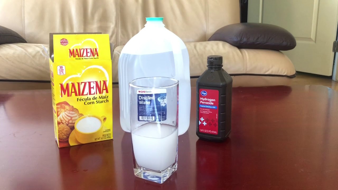 Iodine Clock Reaction Experiment - YouTube