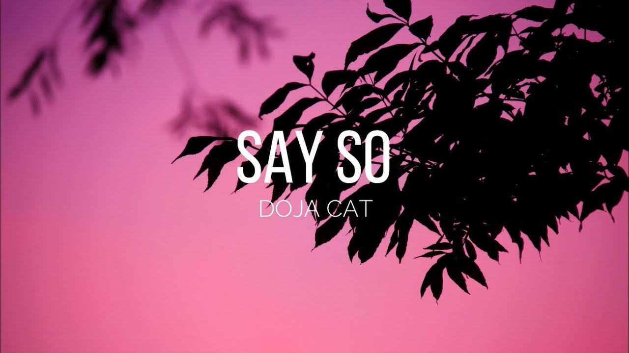 DOJA CAT-SAY SO//LYRICS - YouTube