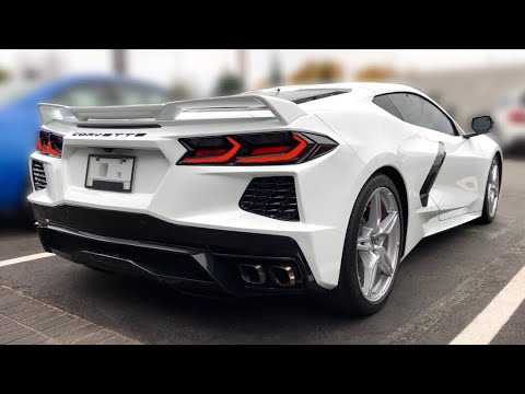 2020 Chevrolet Corvette C8 Arctic White Metallic 495HP | In-Depth ...