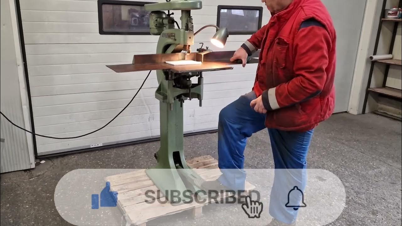 Masina de gaurit hartie Constantin Hang - YouTube