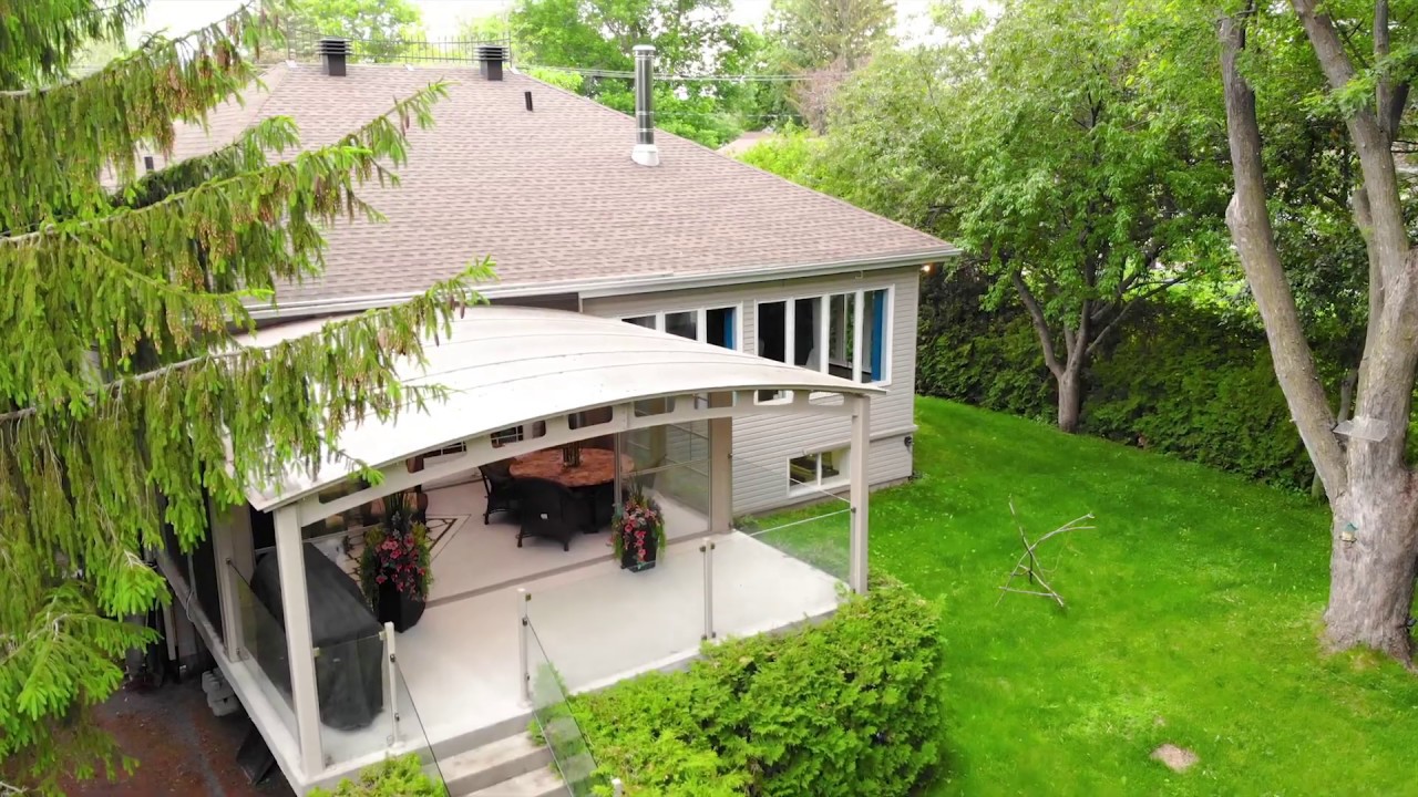 Tendal | Solarium sur mesure avec arches d'acier - YouTube