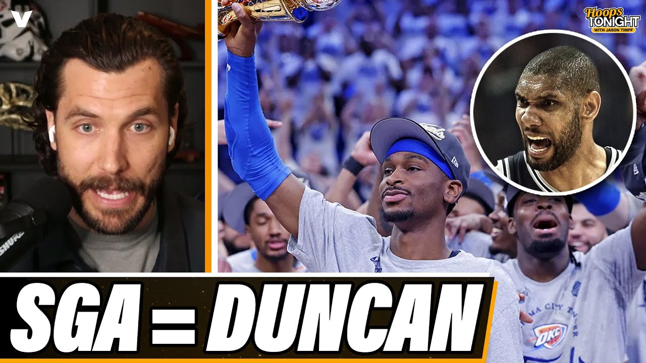 SGA's boring dominance makes him the MODERN Tim Duncan | OKC Thunder ...