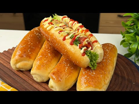 Xot dog uchun momiqqina bulochkalar tayyorlimiz/ БУЛОЧКИ для Хот догов в домашних условиях!