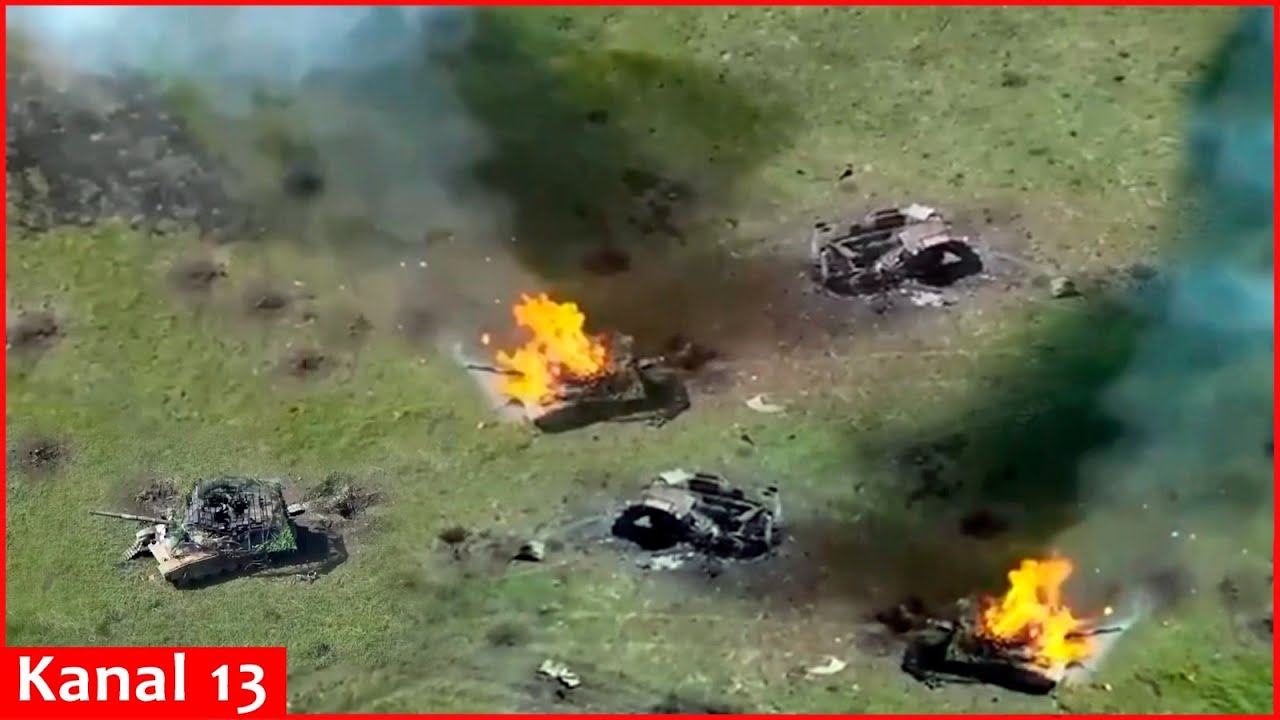 Russia's "best" T-90 tanks are fitted with triple-decker armor, but it ...