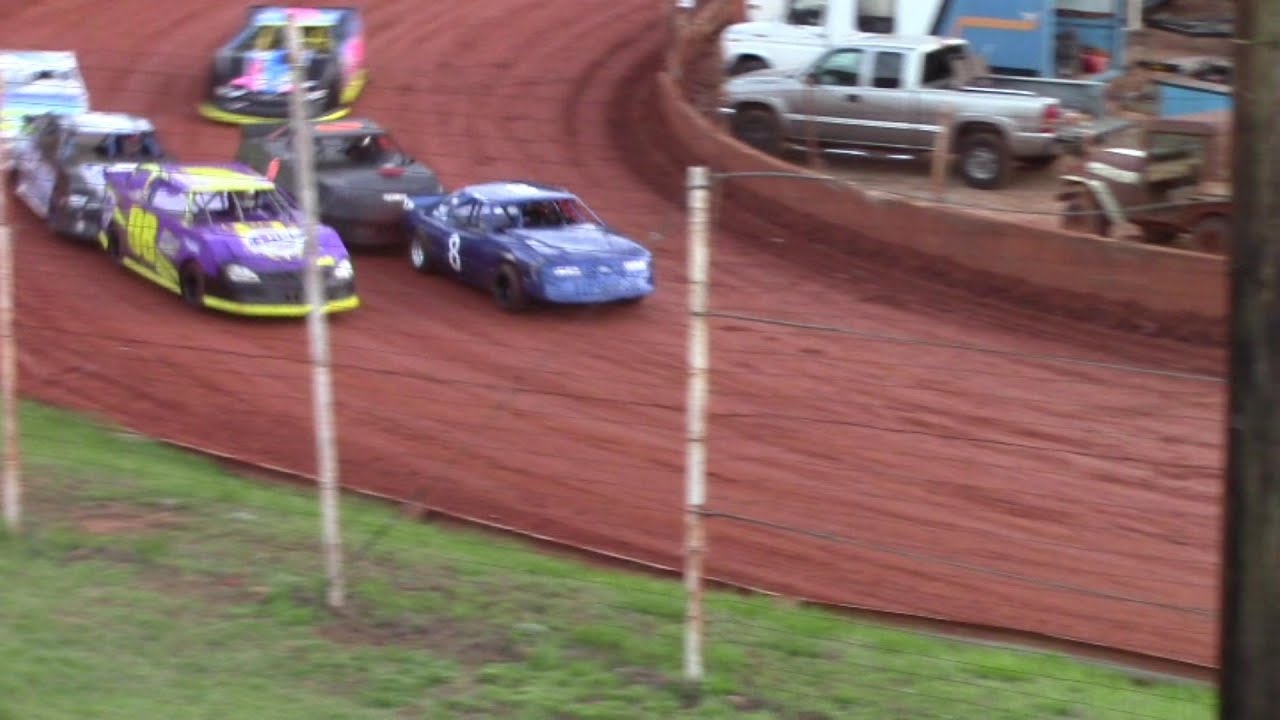Winder Barrow Speedway Advanced Four Cylinders Race 4/9/16 - YouTube
