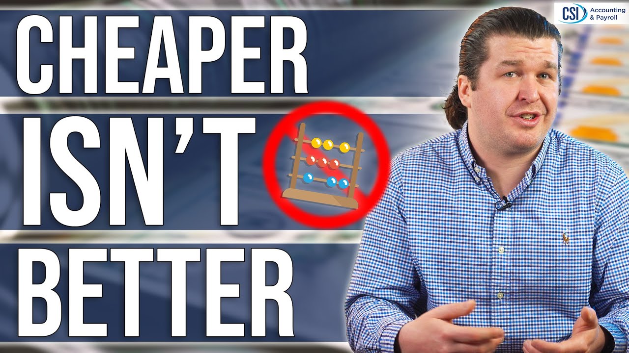 The Real Cost of Going Cheap on Accounting - YouTube