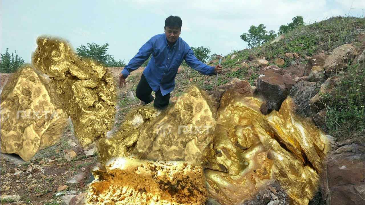 weird gem stone ! l dug out such agate with eyes and lines - YouTube