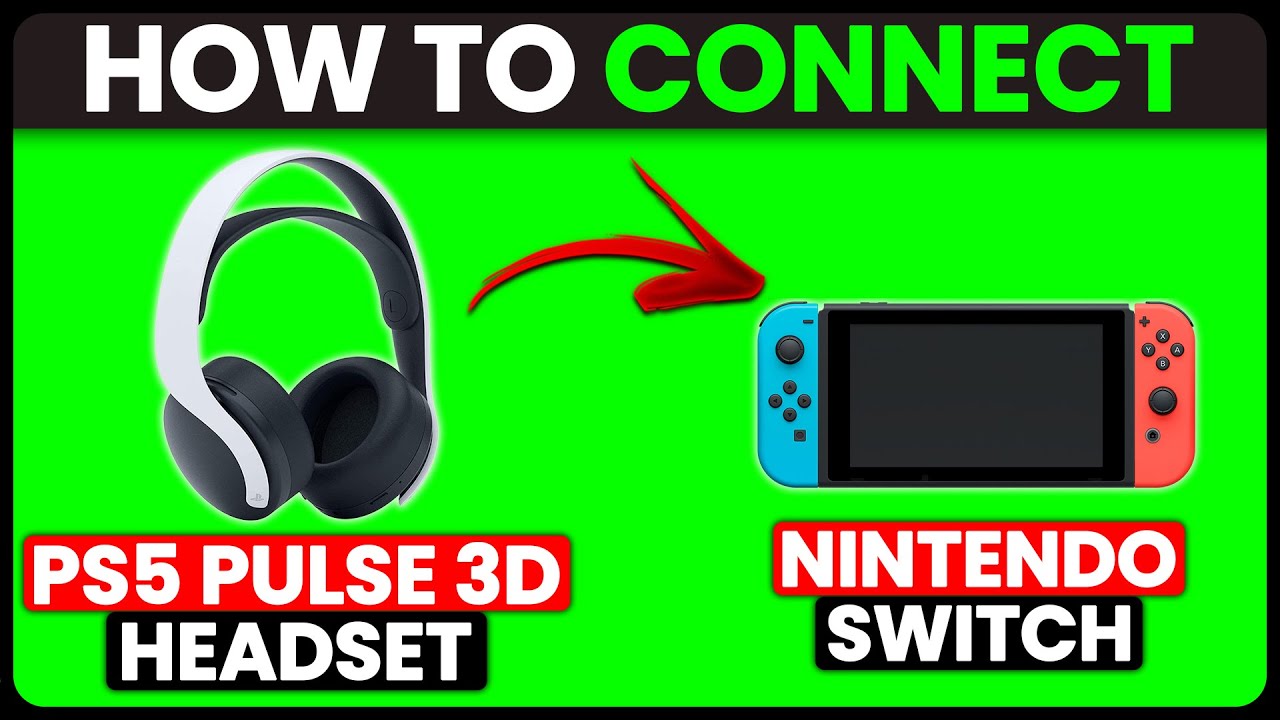 How To Connect PS5 Pulse 3D Headset To Nintendo Switch(Pair PS5 Pulse ...