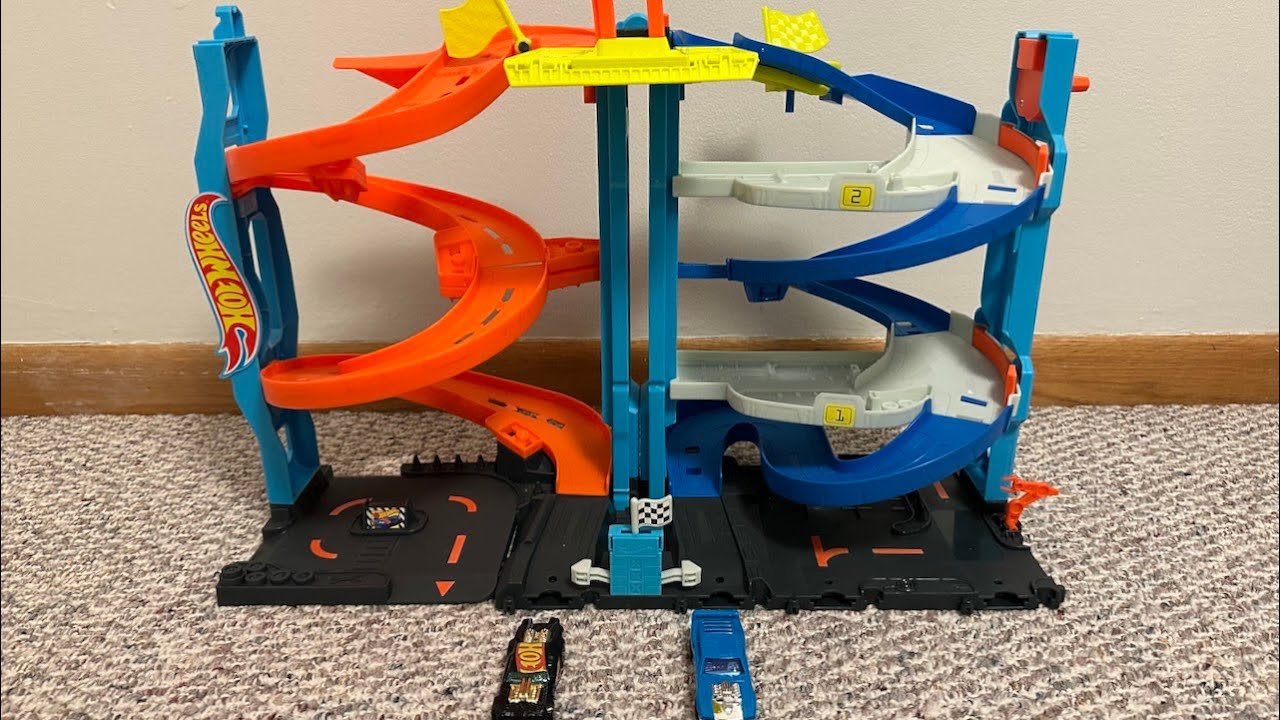 Hot Wheels Transforming Race Tower Playset - Unboxing, Demonstration ...