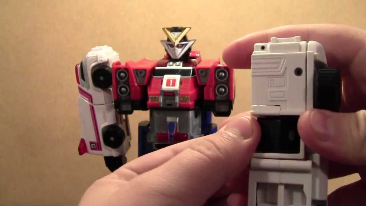 Power Rangers Turbo Rescue Megazord Review (zord gekisou sentai ...