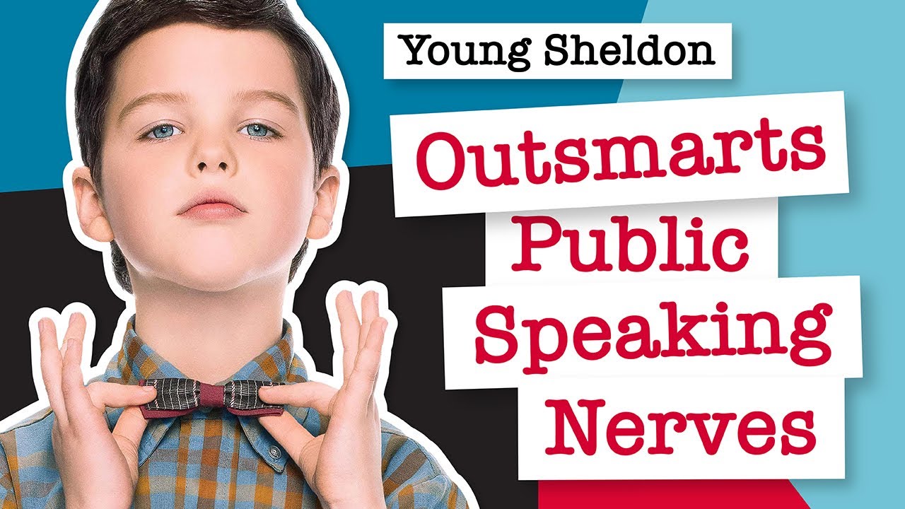 Young Sheldon's Genius Strategy For Overcoming Stage Fright - YouTube