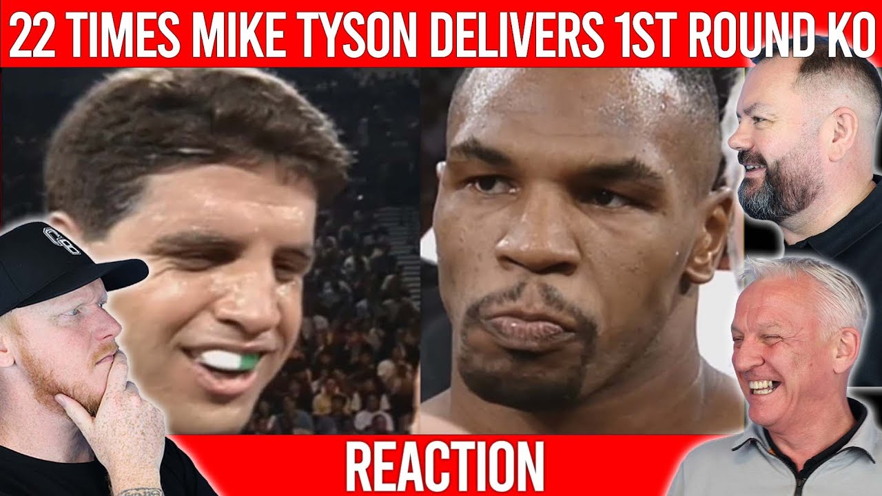 22 Times Mike Tyson Delivers 1st Round KO REACTION | OFFICE BLOKES ...