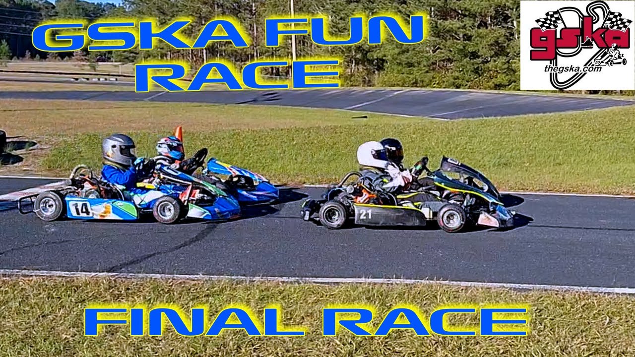 GSKA Fun Race Cadet Kart - Final - DW Legacy Layout - YouTube