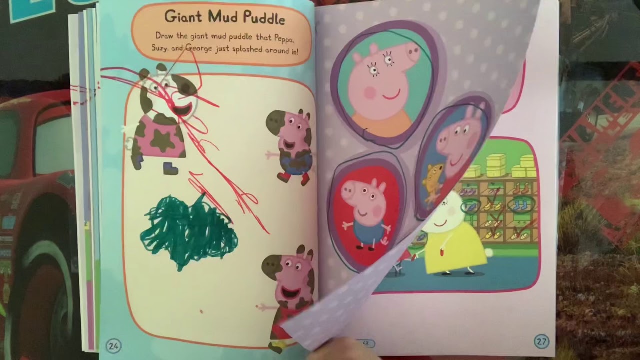 Peppa Pig Super Sticker Book, Learn with Peppa & George! Kids Episode 4 ...