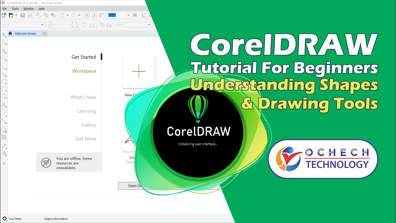 Lesson 3 – Understanding Shapes & Drawing Tools in CorelDRAW - YouTube