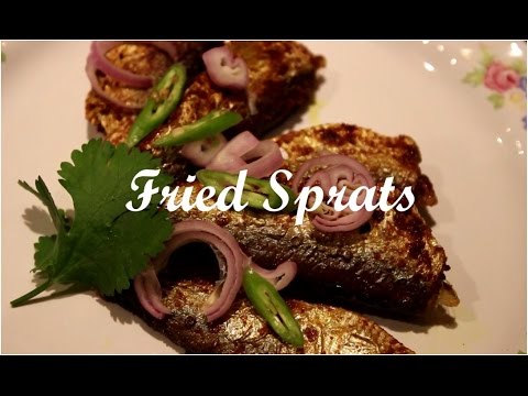 Crispy fried sprats - YouTube
