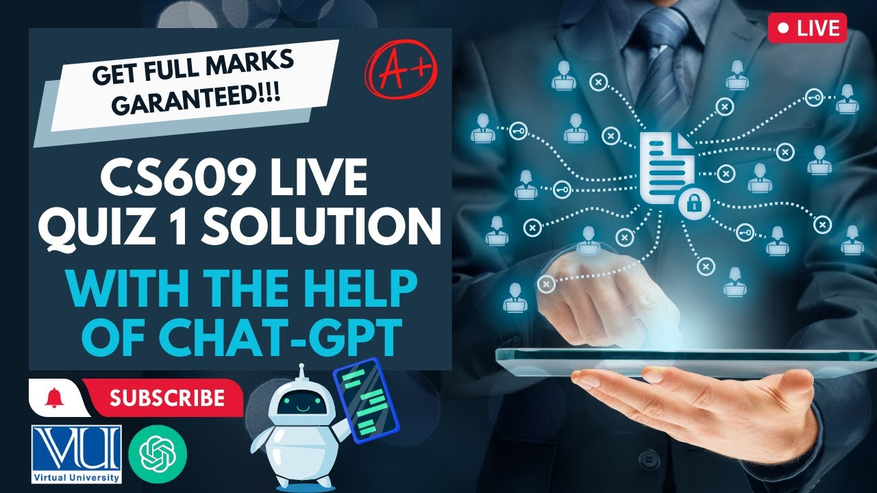 CS609 LIVE VU QUIZ 1| Get Full Marks Guaranteed 💯 ️ | 🔥 Hack 🔒 Quiz ...