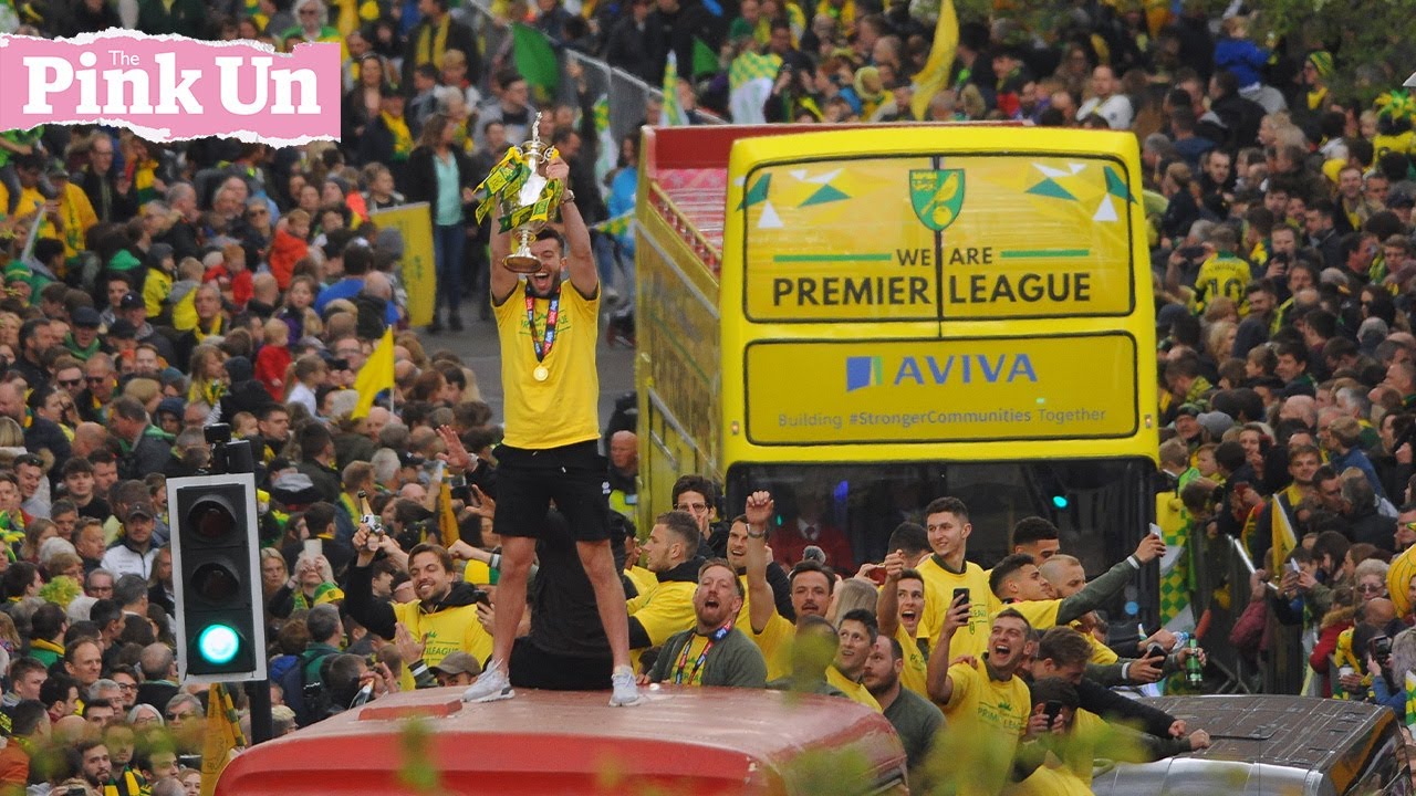 Norwich City Promotion Parade 🎉 - YouTube
