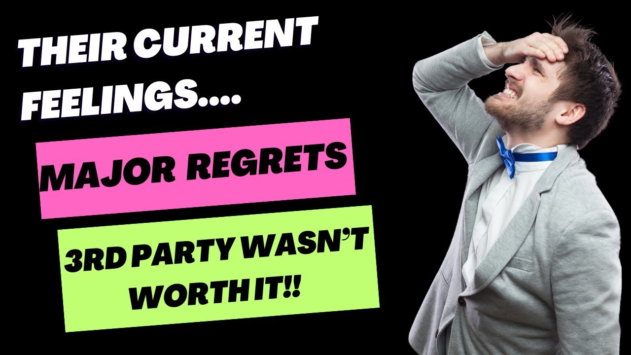 THEY ARE HAVING MAJOR REGRETS BECAUSE THIRD PARTY WASN'T EVEN WORTH IT ...