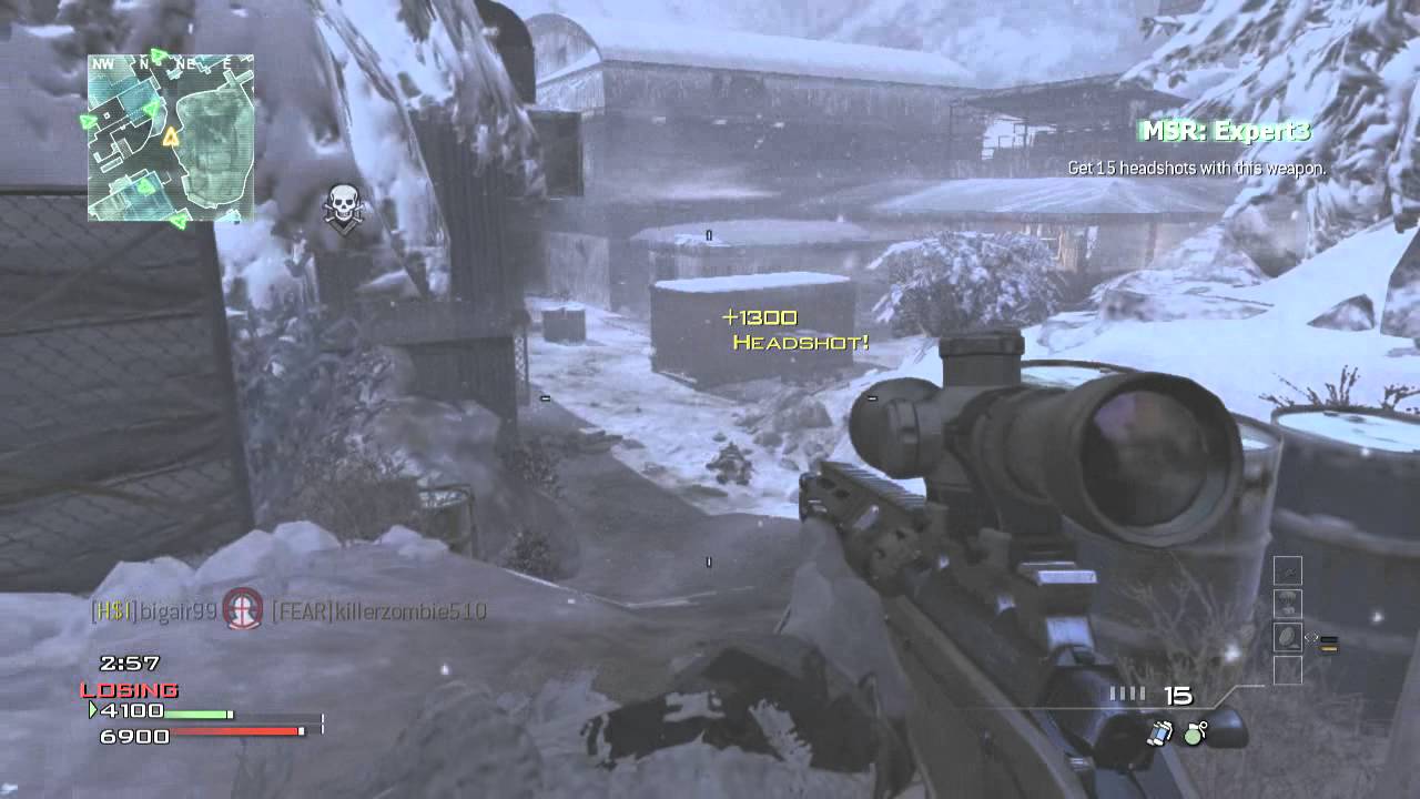 Quick scope headshot MW3 - YouTube