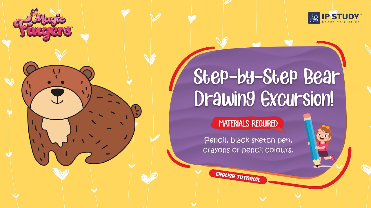 Step-by-Step Bear Drawing Excursion! | Magic Fingers Art & Craft Books ...