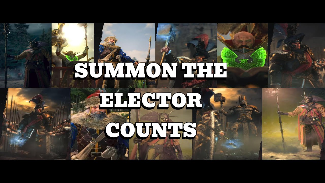 Summon the Elector Counts! The Empire faction leader intros in Warhammer Total War 3! - YouTube