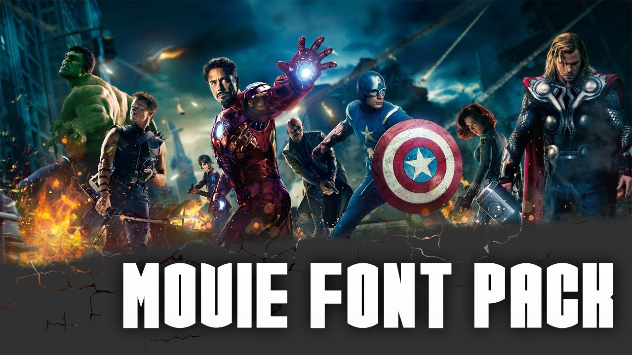 Movie Font Pack I. (link in the description) - YouTube