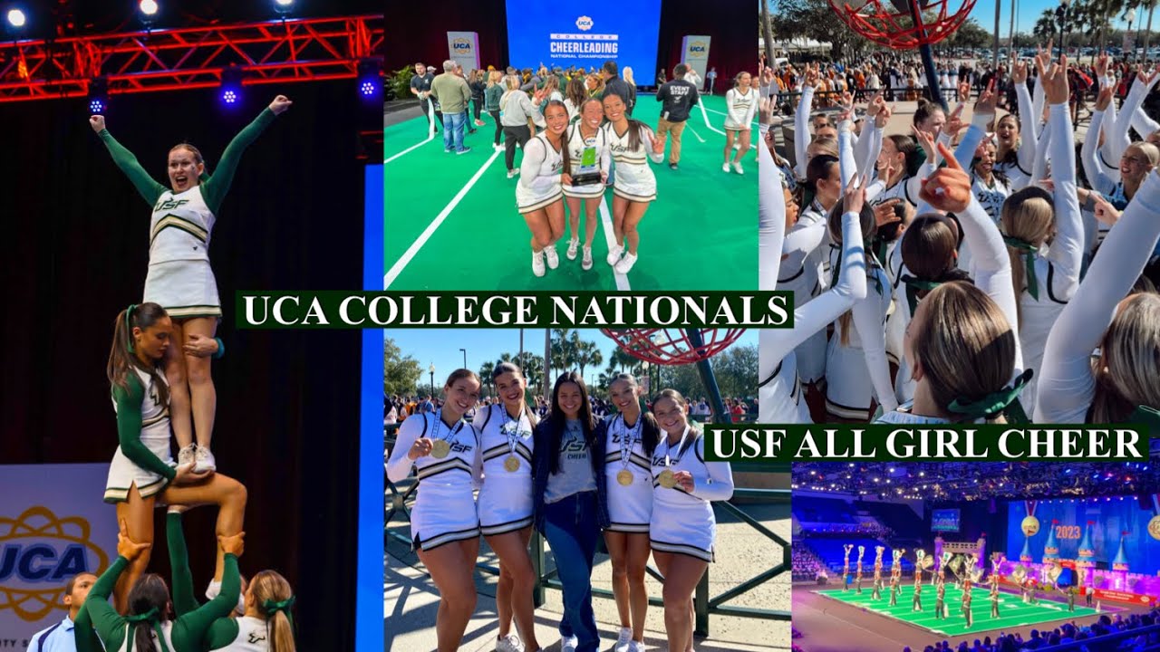UCA college nationals 2023 | USF All-Girl Cheer - YouTube