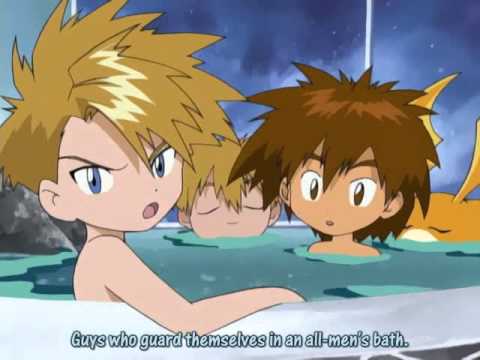 Digimon Bath Tub Scene (with Subs)