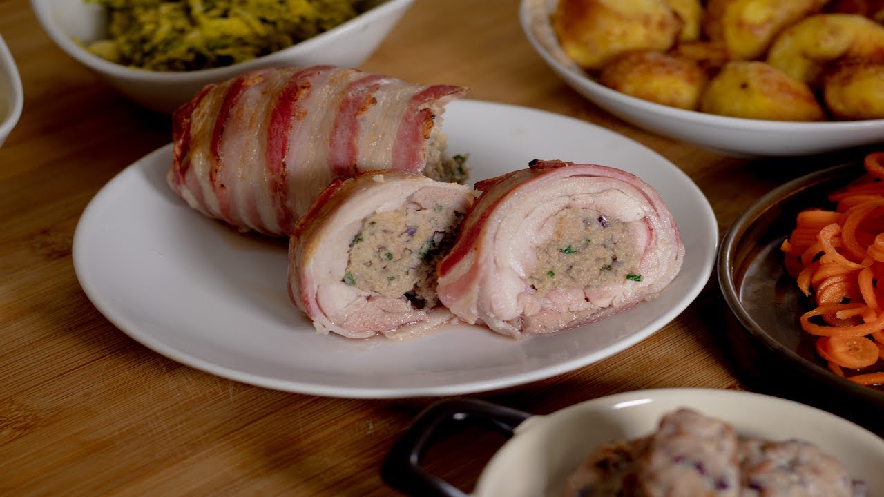Turkey Roulade | Easy Turkey leg recipe | Cooking Turkey For Thanks ...