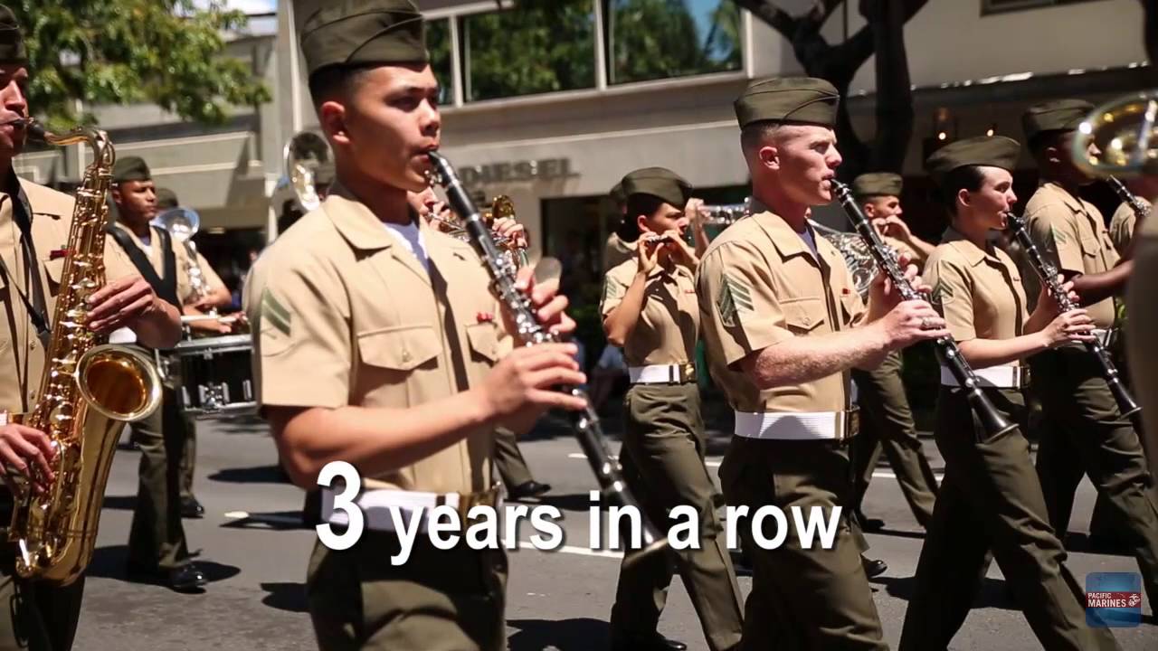CMC: MARFORPAC Band best in the Corps - YouTube